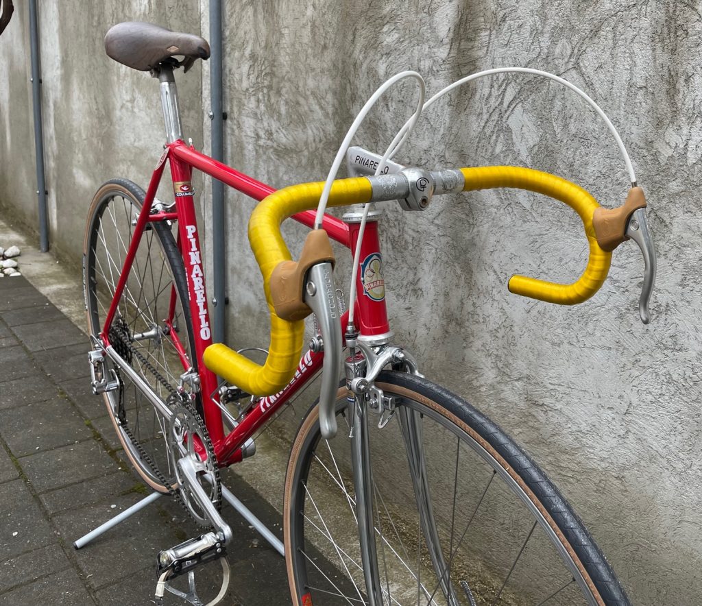 Pinarello Gtp special - internal rear brake cable routing - Vintage ...